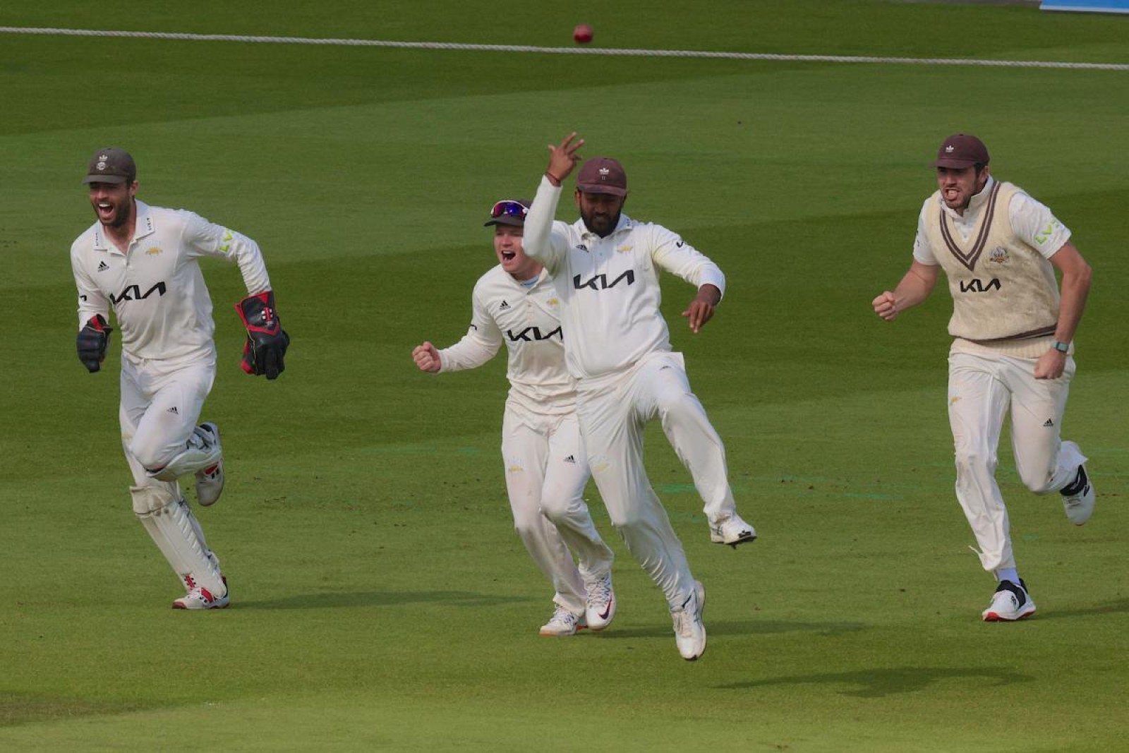 Surrey secure another County Championship crown with a game to spare ...