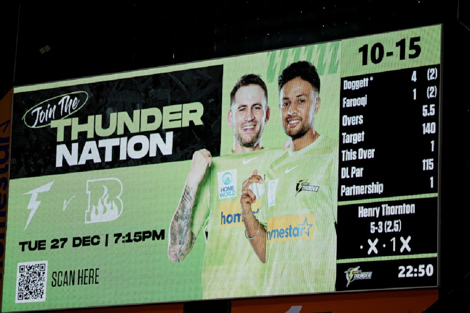 Disaster as Sydney Thunder post lowest score in men's T20 history in ...