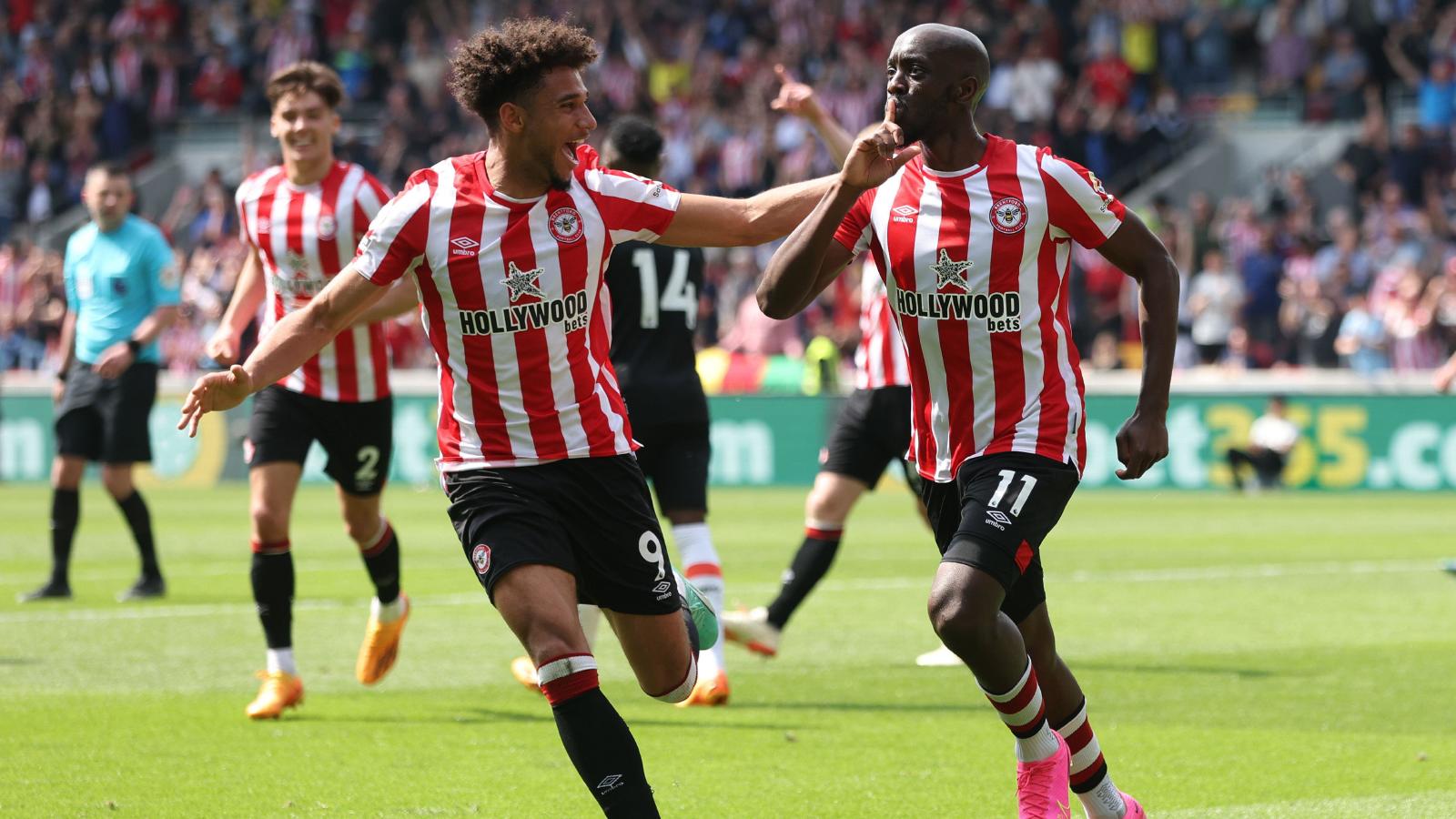 Bryan Mbeumo and Yoane Wissa help Brentford sink much-changed West Ham ...